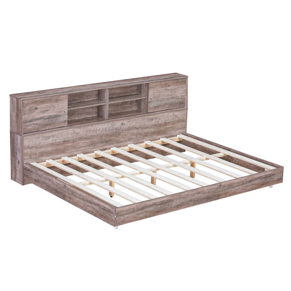 Millwood Pines Daybed Frame With Storage Bookcases | Wayfair